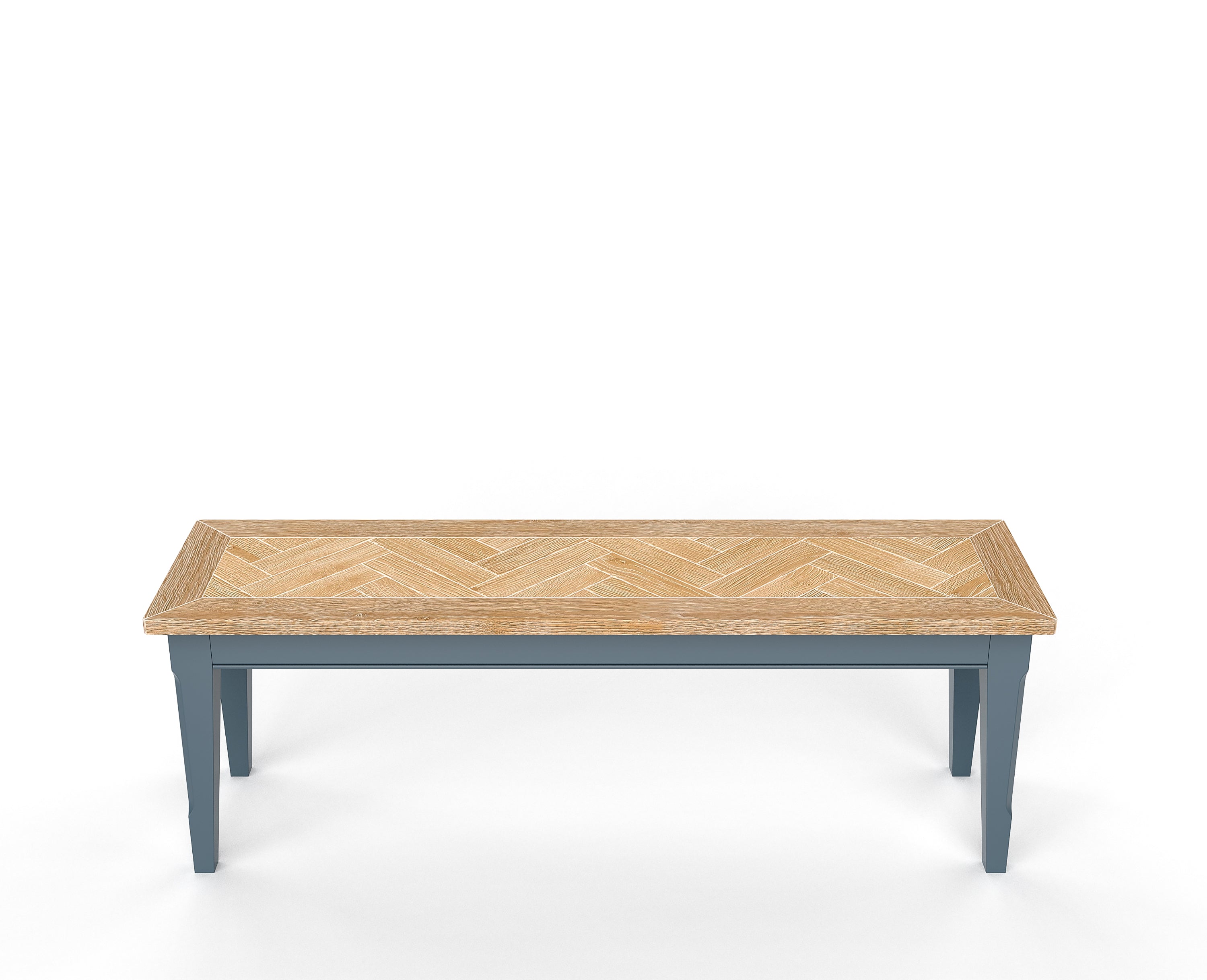 Signature Blue Dining Bench (130 cm) – Signature Hardwood