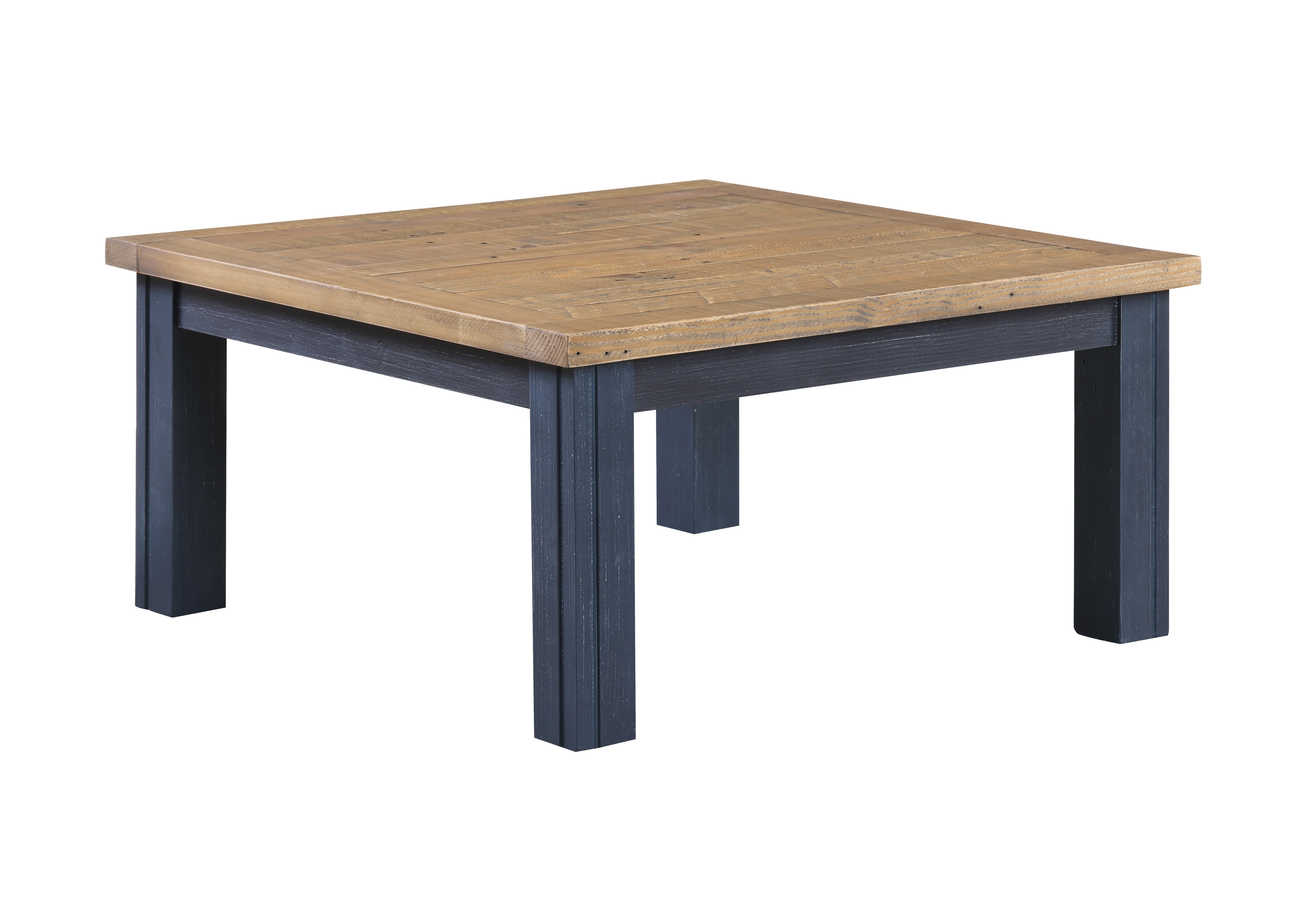 Splash of Blue Low Square Coffee Table – Signature Hardwood