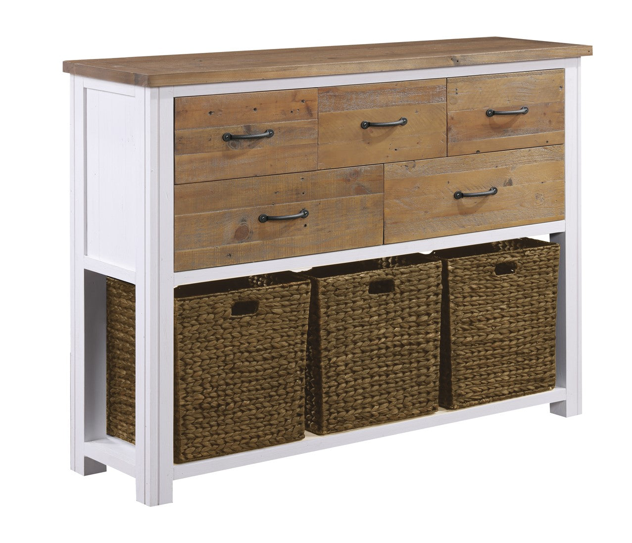Splash of White Sideboard/Console Table – Signature Hardwood