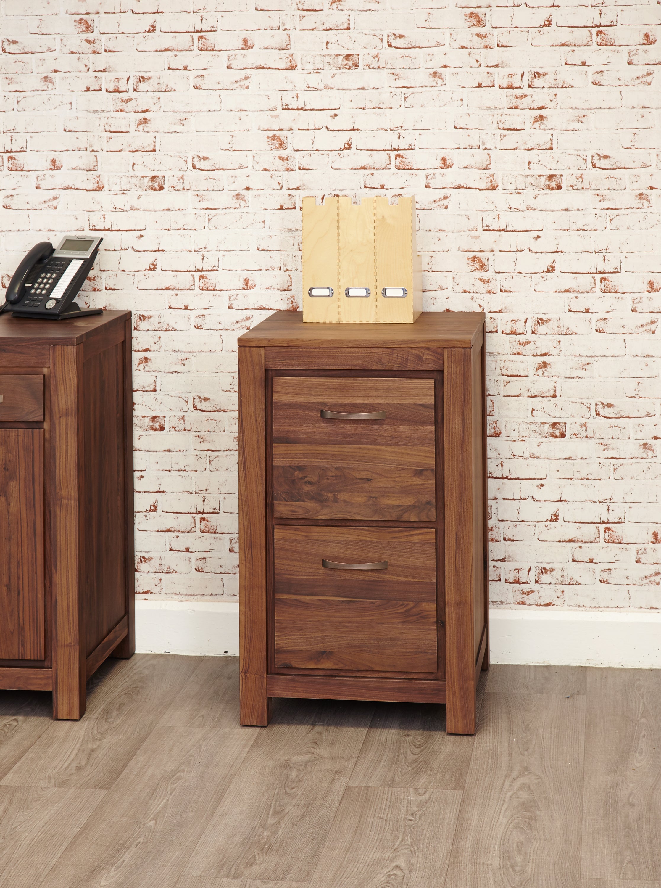 Buy Mayan Walnut Hidden Home Office Desk | Signature Hardwood